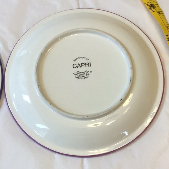 Capri | Dining | Capri 8dessert Snack Dishes Hand Painted | Poshmark